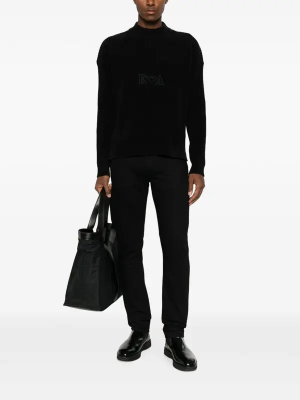 Emporio Armani Cotton Crewneck Sweater