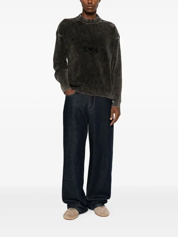 Emporio Armani Cotton Crewneck Sweater