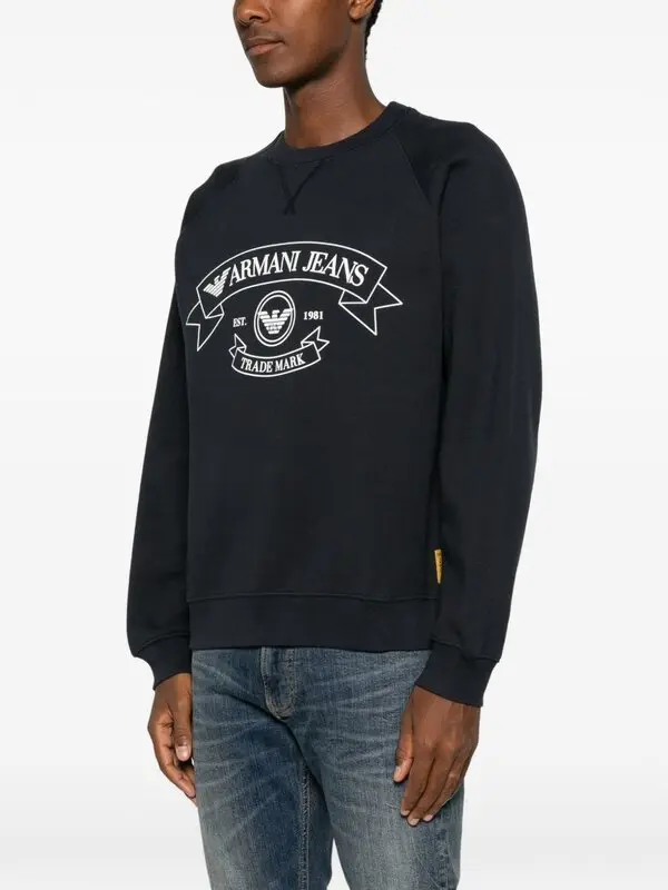 Emporio Armani Logo Cotton Sweatshirt