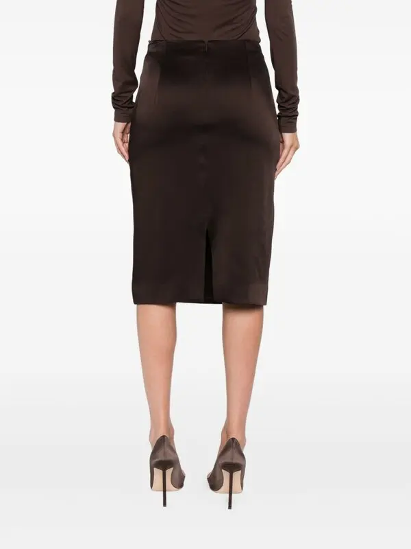 TOM FORD Satin Midi Skirt
