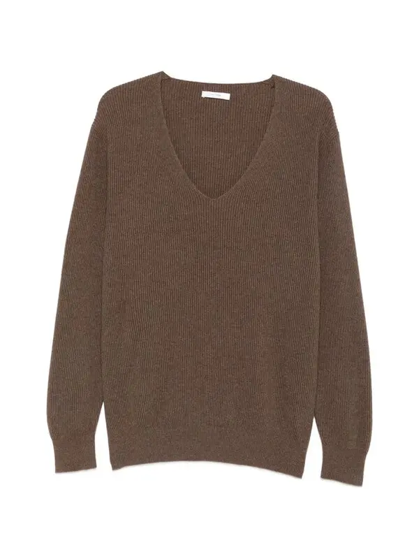 THE ROW Phef Cotton And Cashmere Sweater - Beige