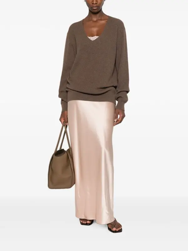 THE ROW Phef Cotton And Cashmere Sweater