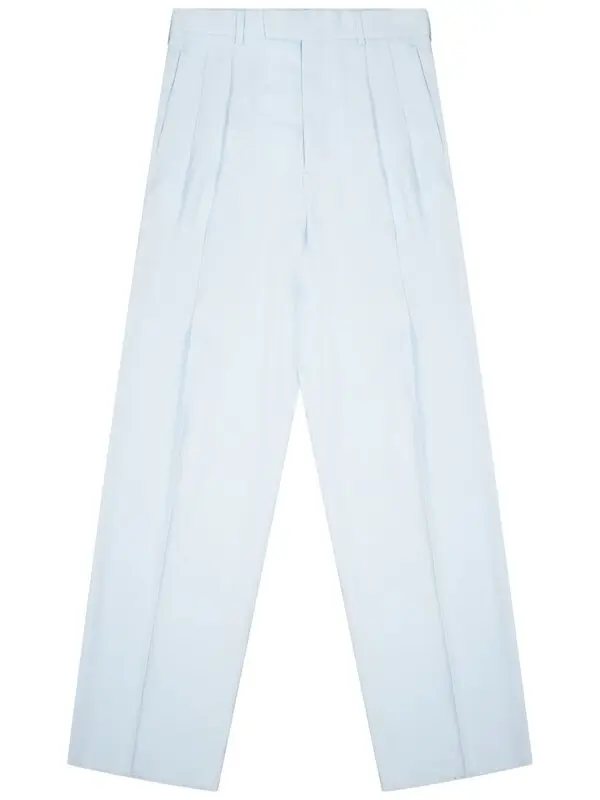 Bottega Veneta Silk Blend Tailored Pants