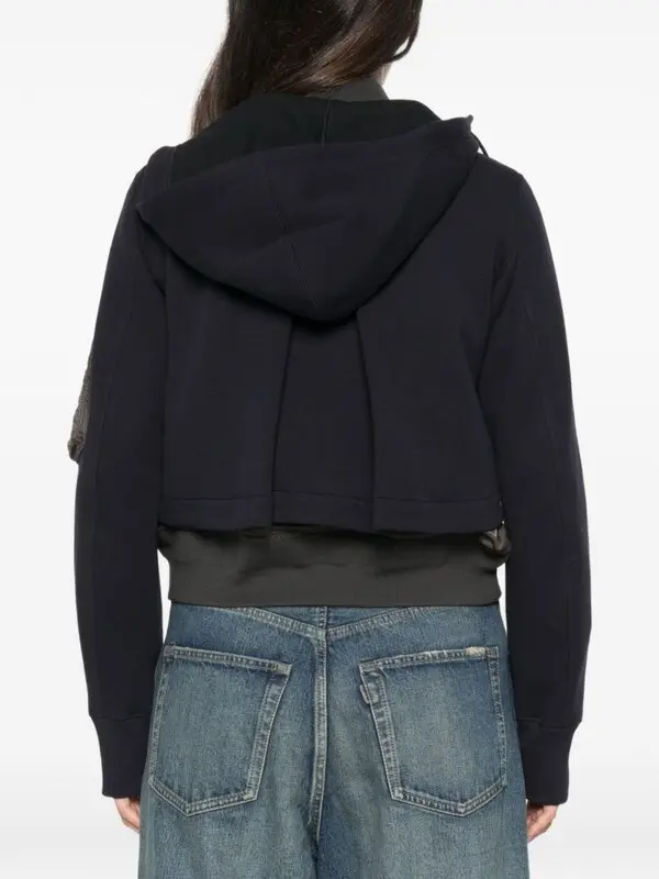 Sacai Cotton Blend Hoodie