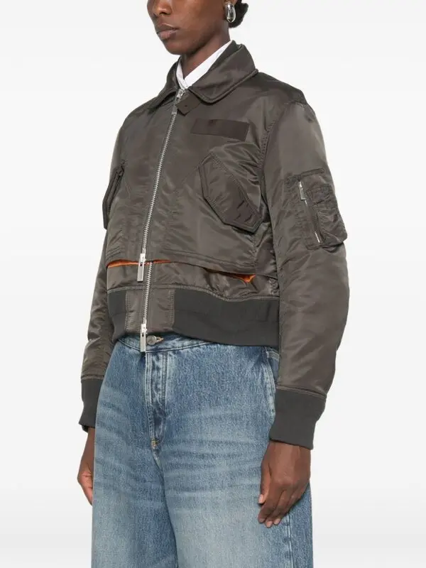 Sacai Cotton Blend Blouson Jacket