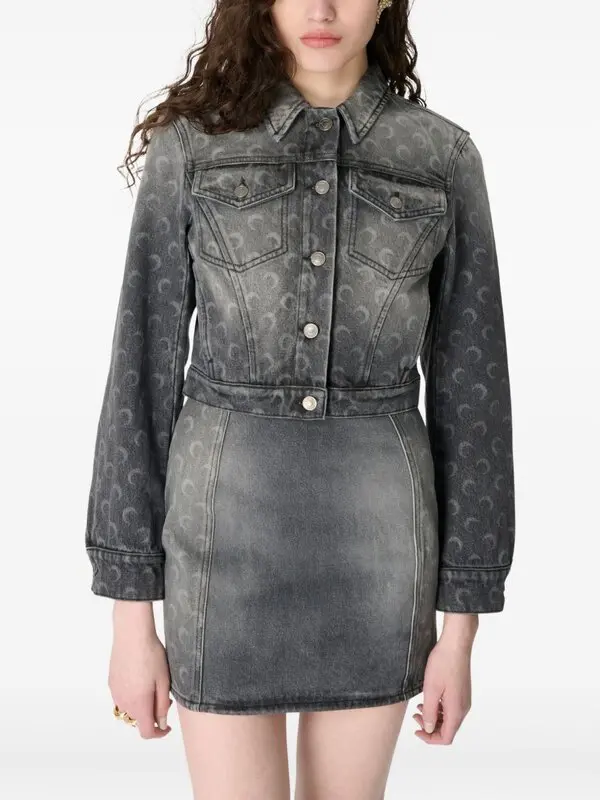 MARINE SERRE Moon Denim Jacket