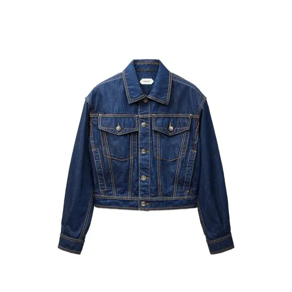 Versace Cotton Denim Blouson Jacket