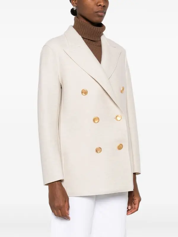 Harris Wharf London Wool Double-breasted Coat