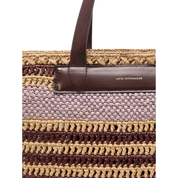 ANYA HINDMARCH Woven Raffia Shoulder Bag