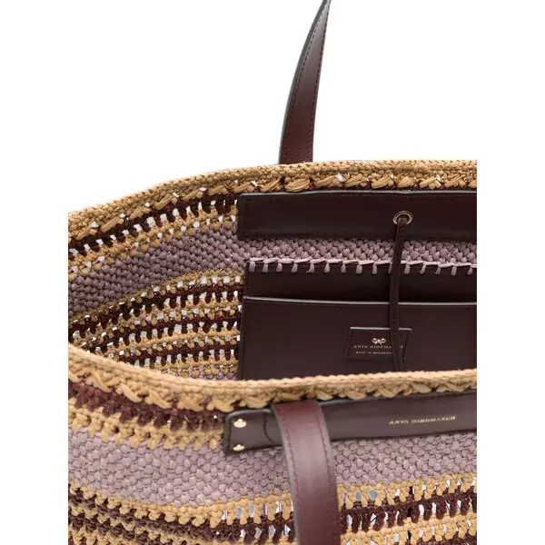 ANYA HINDMARCH Woven Raffia Shoulder Bag