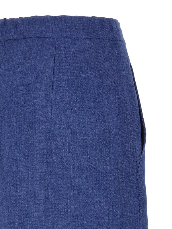 Max Mara Mstpelota Linen Trousers