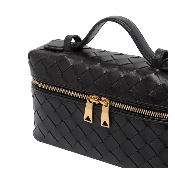 Bottega Veneta Woven Calf Leather Handheld Bag