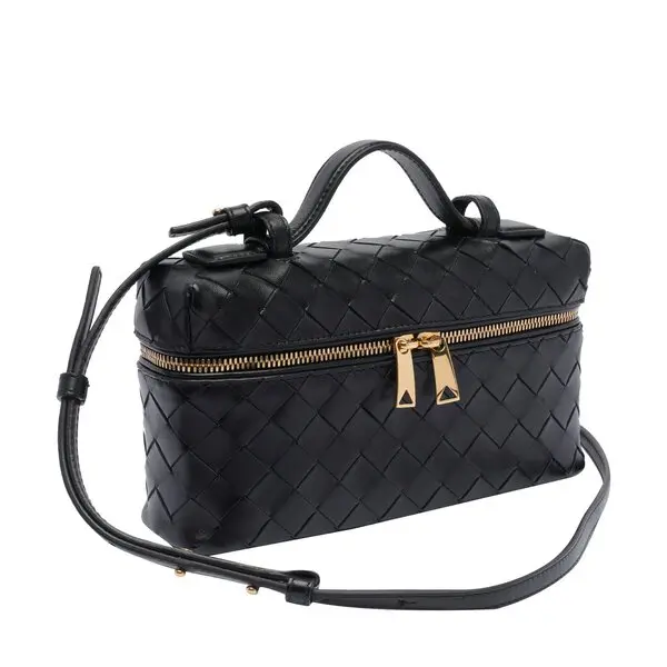 Bottega Veneta Bang Bang Woven Leather Shoulder Bag