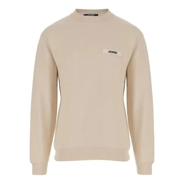 Jacquemus Organic Cotton Crew Neck Sweatshirt