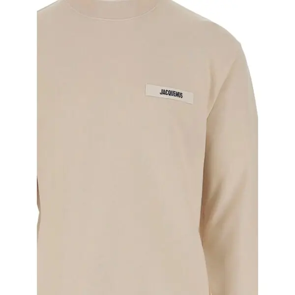 Jacquemus Organic Cotton Crew Neck Sweatshirt