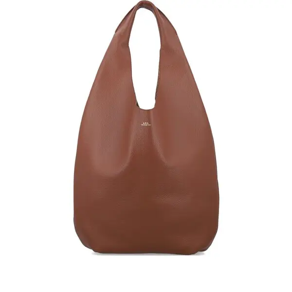 A.p.c. Leather Tote - Brown