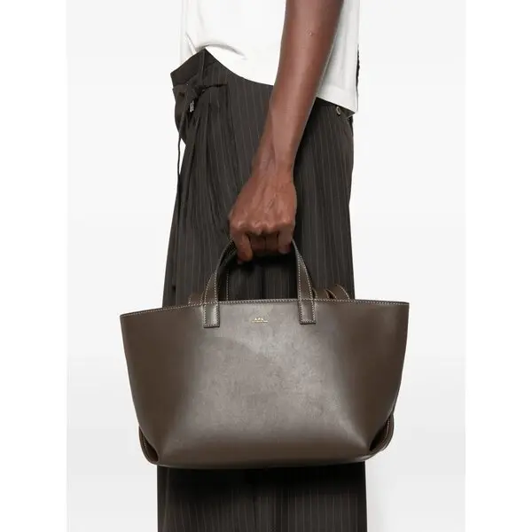 A.p.c. Leather Tote Bag