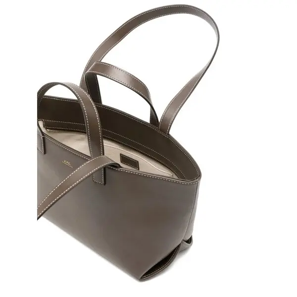 A.p.c. Leather Tote Bag
