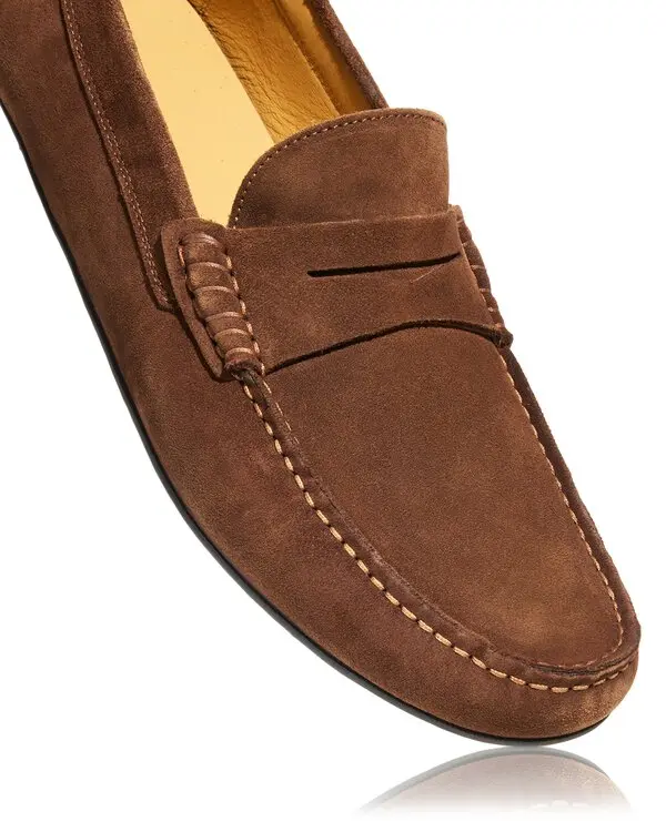 Peter Millar Suffolk Suede Driver - Walnut