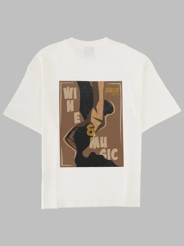 Hugo T-shirt Con Stampa