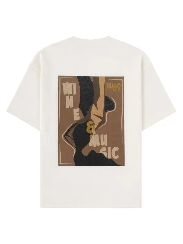 Hugo T-shirt Con Stampa