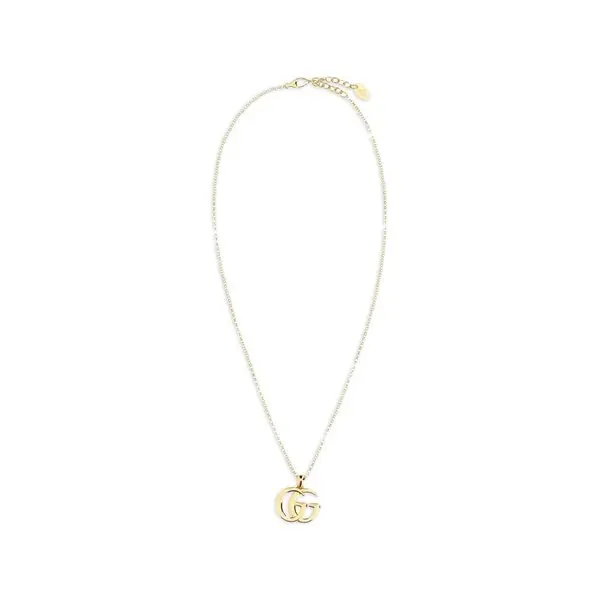 Gucci Gg Marmont Plated Brass Necklace - Gold