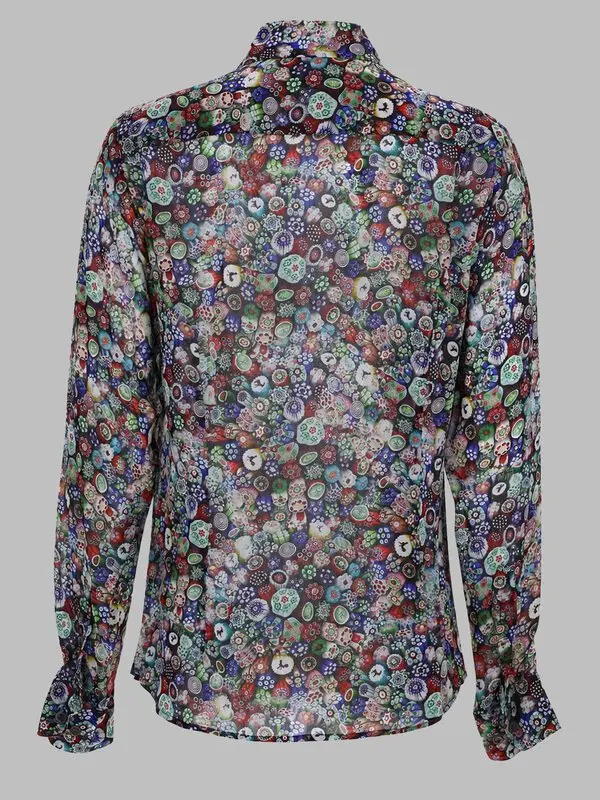 Dries Van Noten Embroidered Viscose Shirt - Multicolour