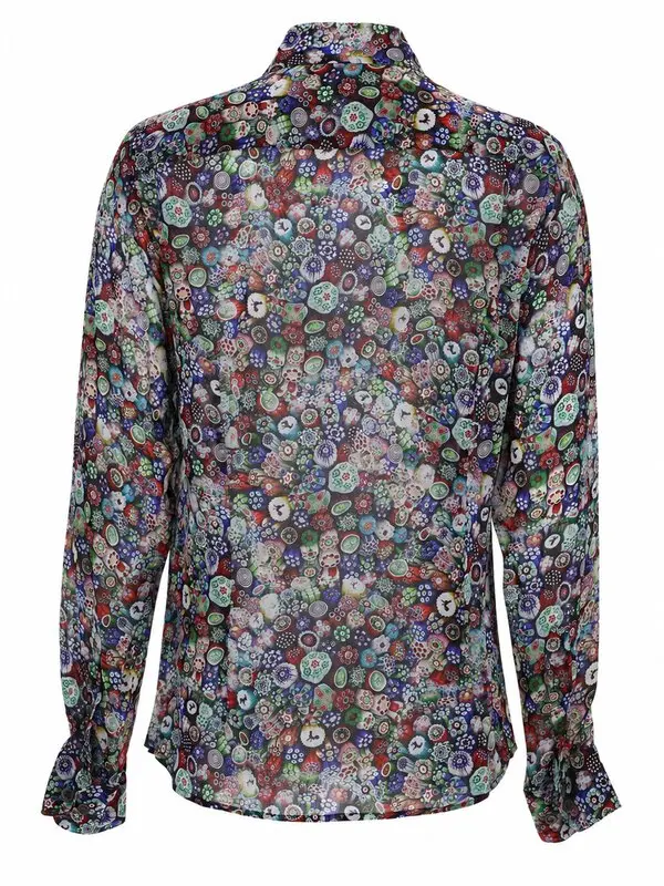 Dries Van Noten Embroidered Viscose Shirt - Multicolour