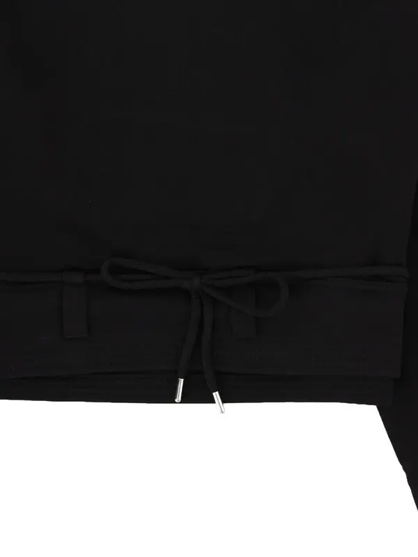 Dries Van Noten Cropped Sweatshirt With Drawstring