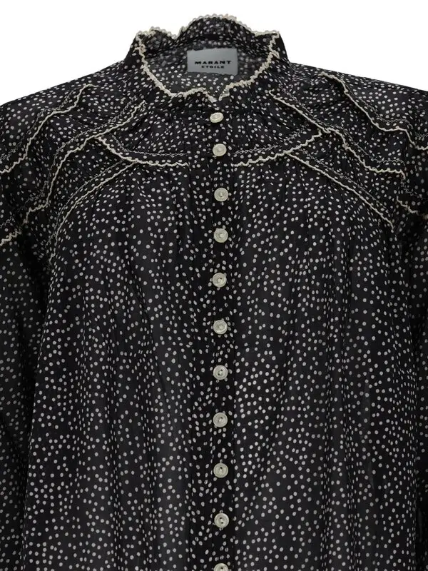 MARANT ETOILE Christa Cotton Voile Shirt
