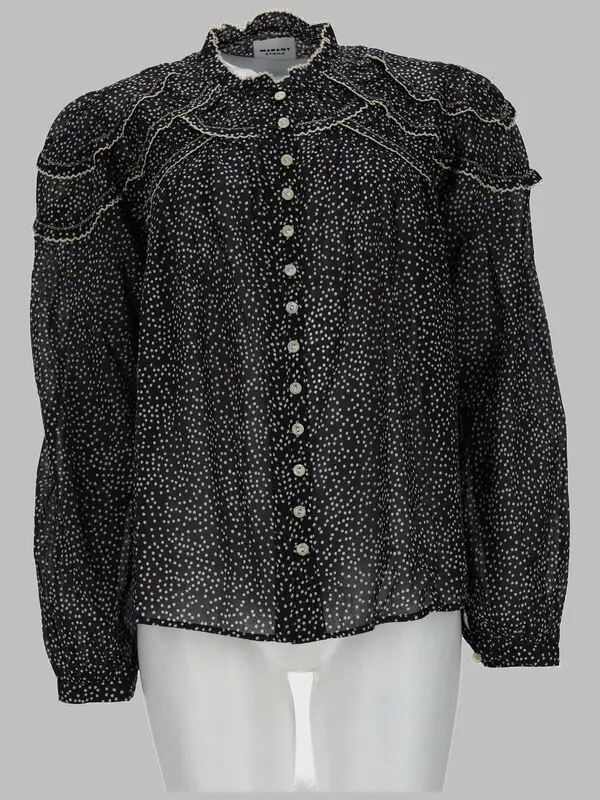 MARANT ETOILE Christa Cotton Voile Shirt