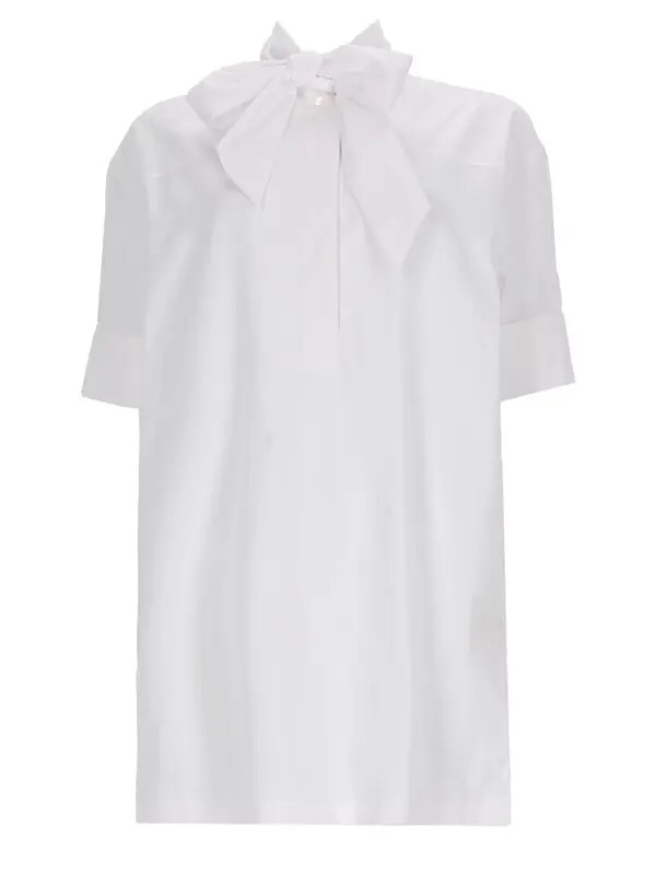 Dries Van Noten Scarf Detail Shirt - White