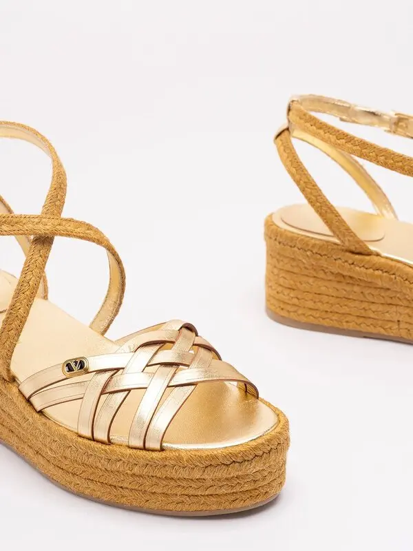 Valentino Garavani Bribri Flatform Espadrilles