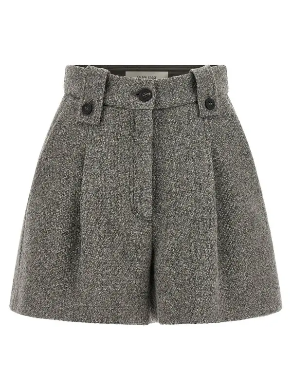 GOLDEN GOOSE Ryanna Virgin Wool Shorts