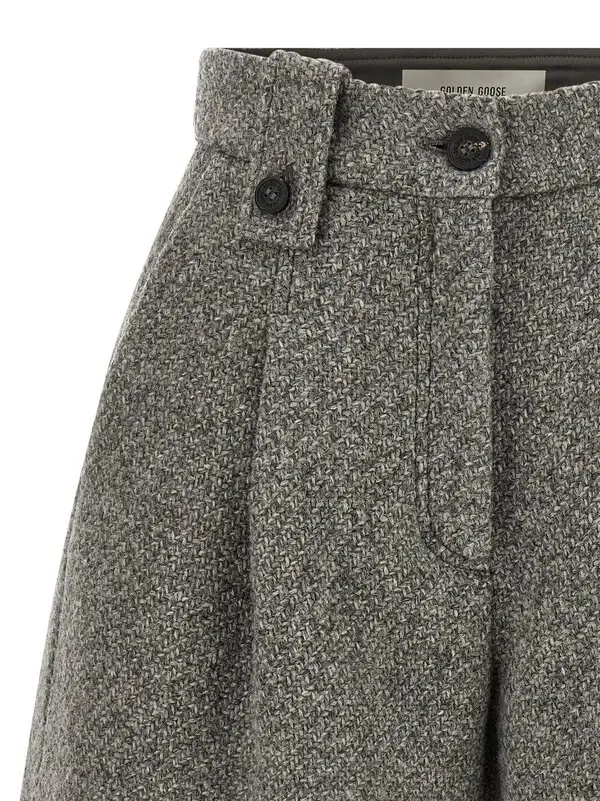 GOLDEN GOOSE Ryanna Virgin Wool Shorts