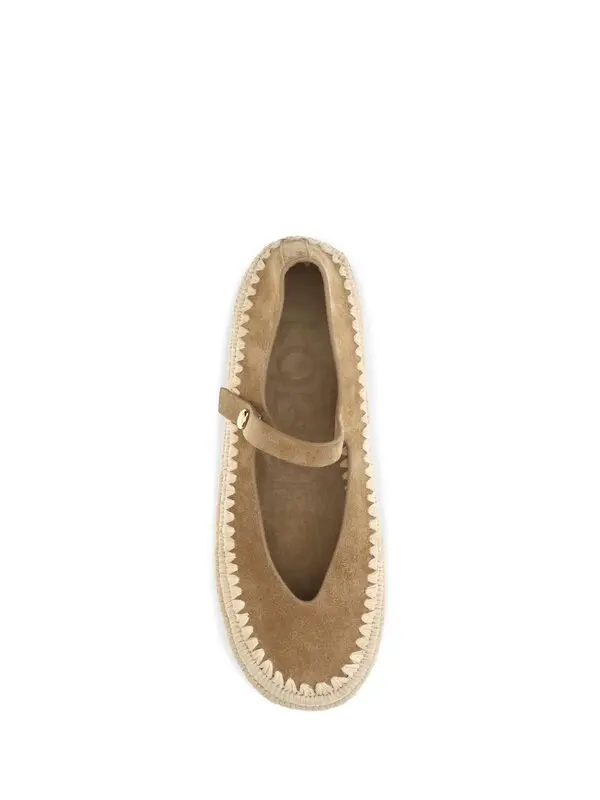 Loewe Rio Suede And Raffia Mary Jane Espadrillas