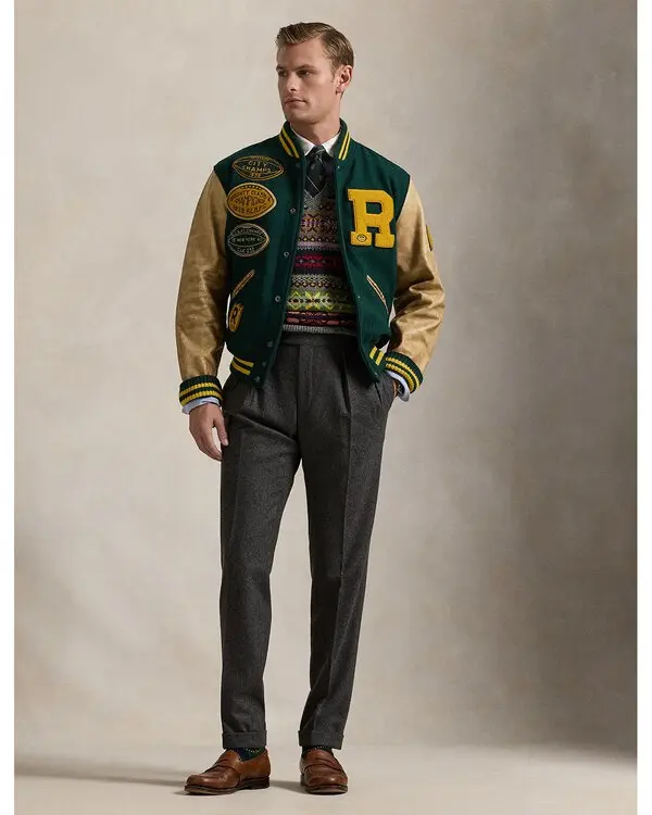 Polo Ralph Lauren Pleated Wool Regular Fit Flannel Trousers