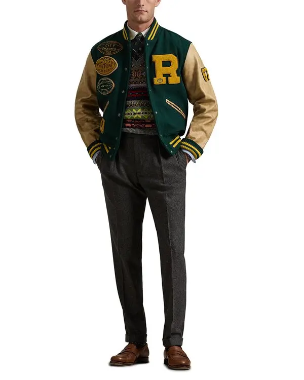 Polo Ralph Lauren Pleated Wool Regular Fit Flannel Trousers