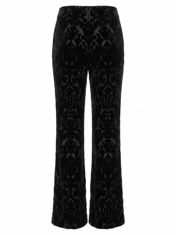 Gucci Wide-leg Devoré Velour Pants