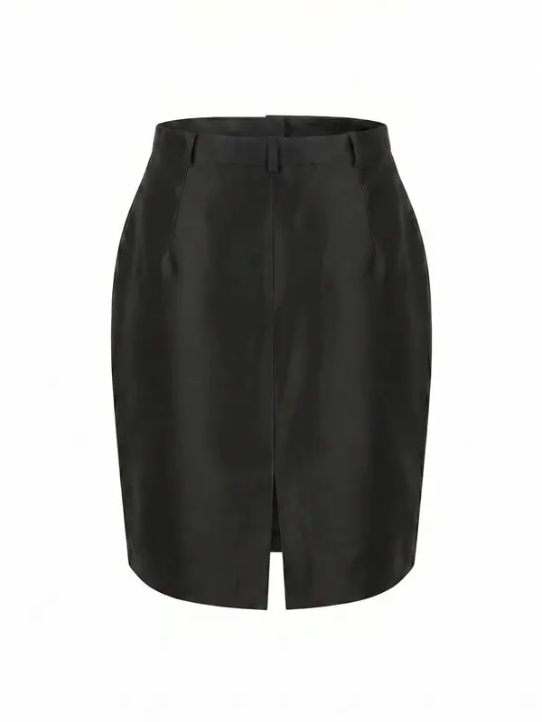 Gucci Silk Tailored Mini Skirt