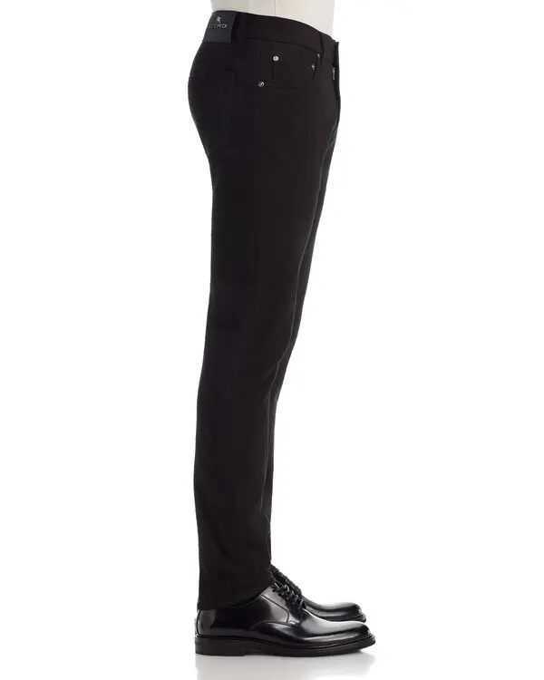 Etro Paisley Jacquard Cotton Blend Jeans