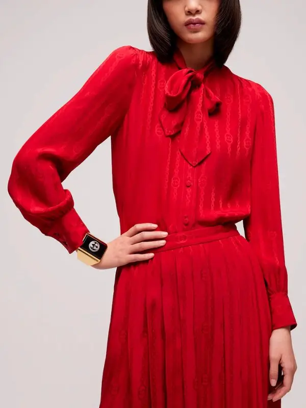Gucci Silk Jacquard Shirt
