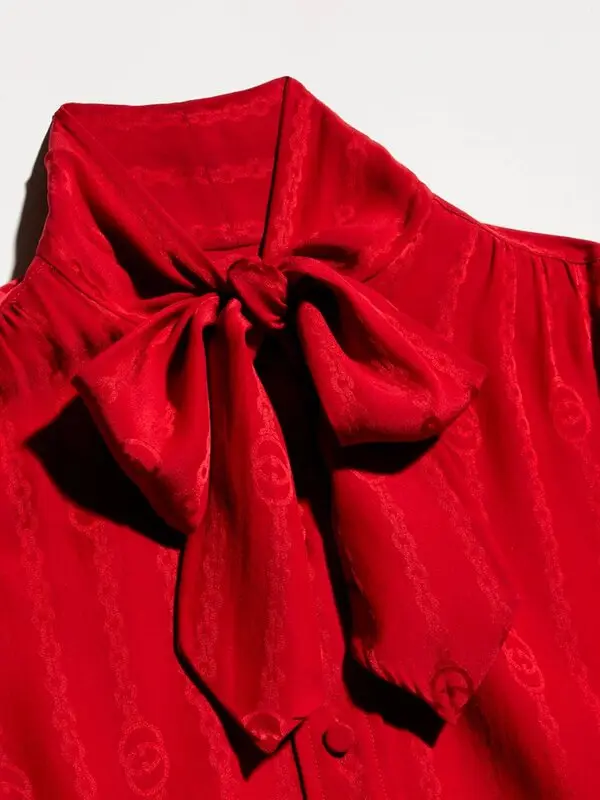 Gucci Silk Jacquard Shirt