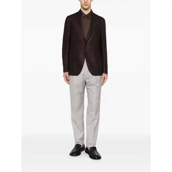 Tagliatore Virgin Wool Textured Blazer
