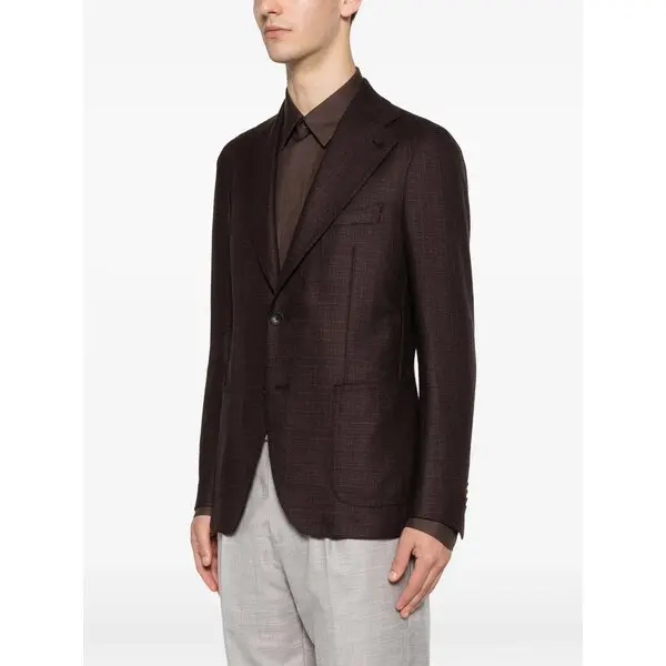 Tagliatore Virgin Wool Textured Blazer