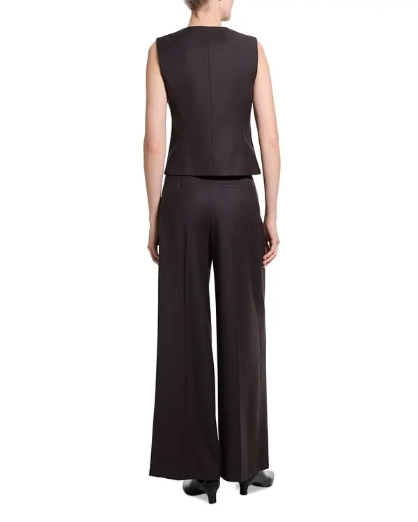 Theory Sleek Virgin Wool Wrap Vest