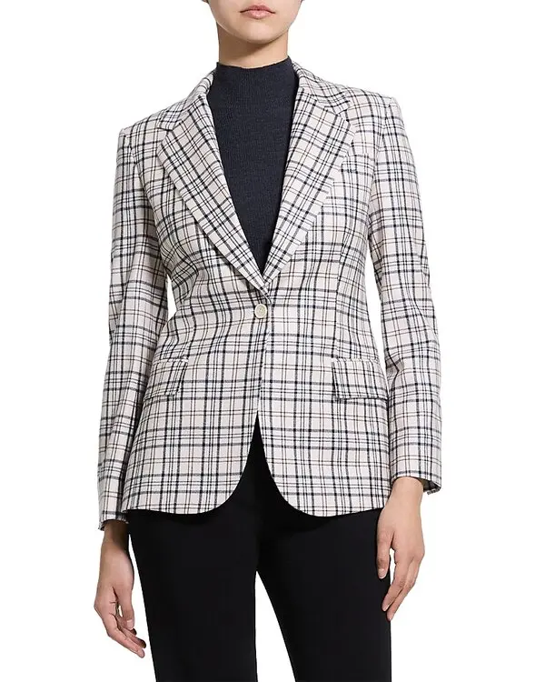 Theory Lynnia Wool Tailored Blazer