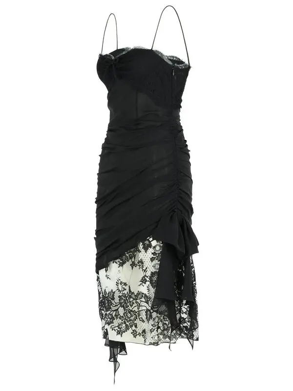 Alessandra Rich Silk Mini Dress