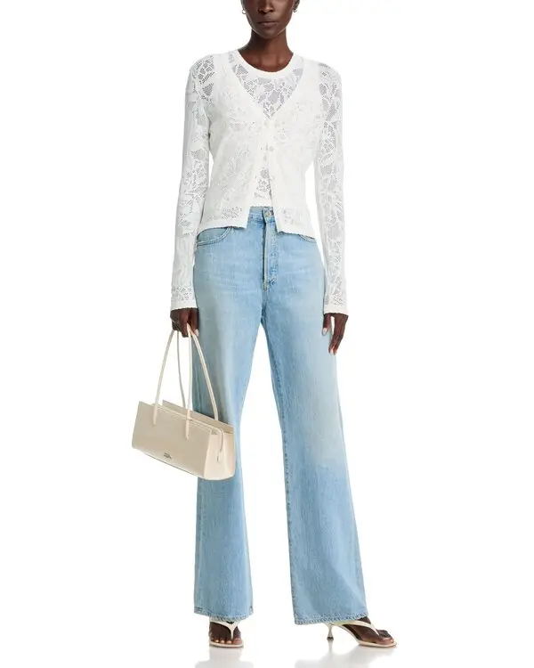 TOCCIN Annabelle Long Sleeve Lace Cardigan