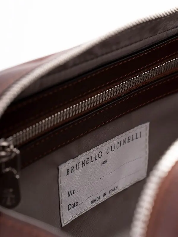 Brunello Cucinelli Beauty Case With Double Zipper